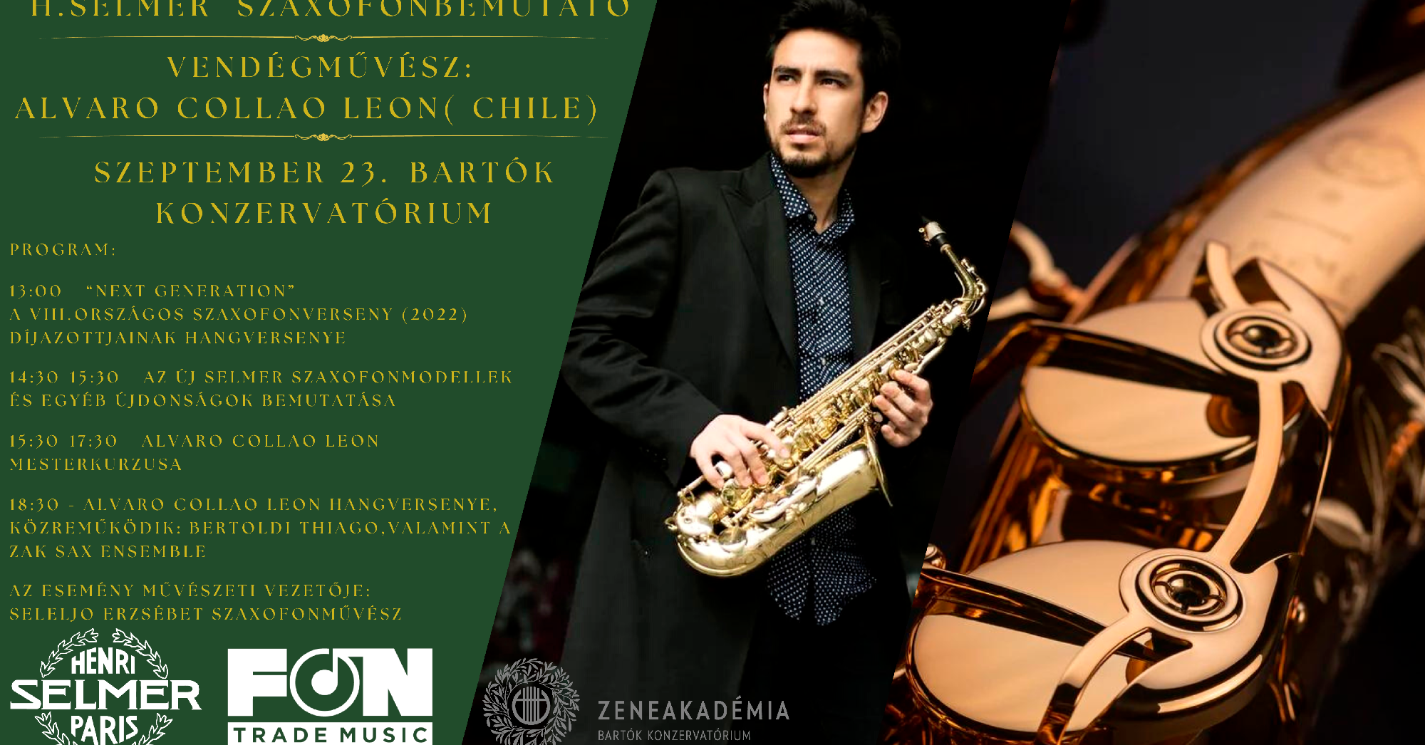 Szaxofonos nap a Konziban | Bartók Konzi